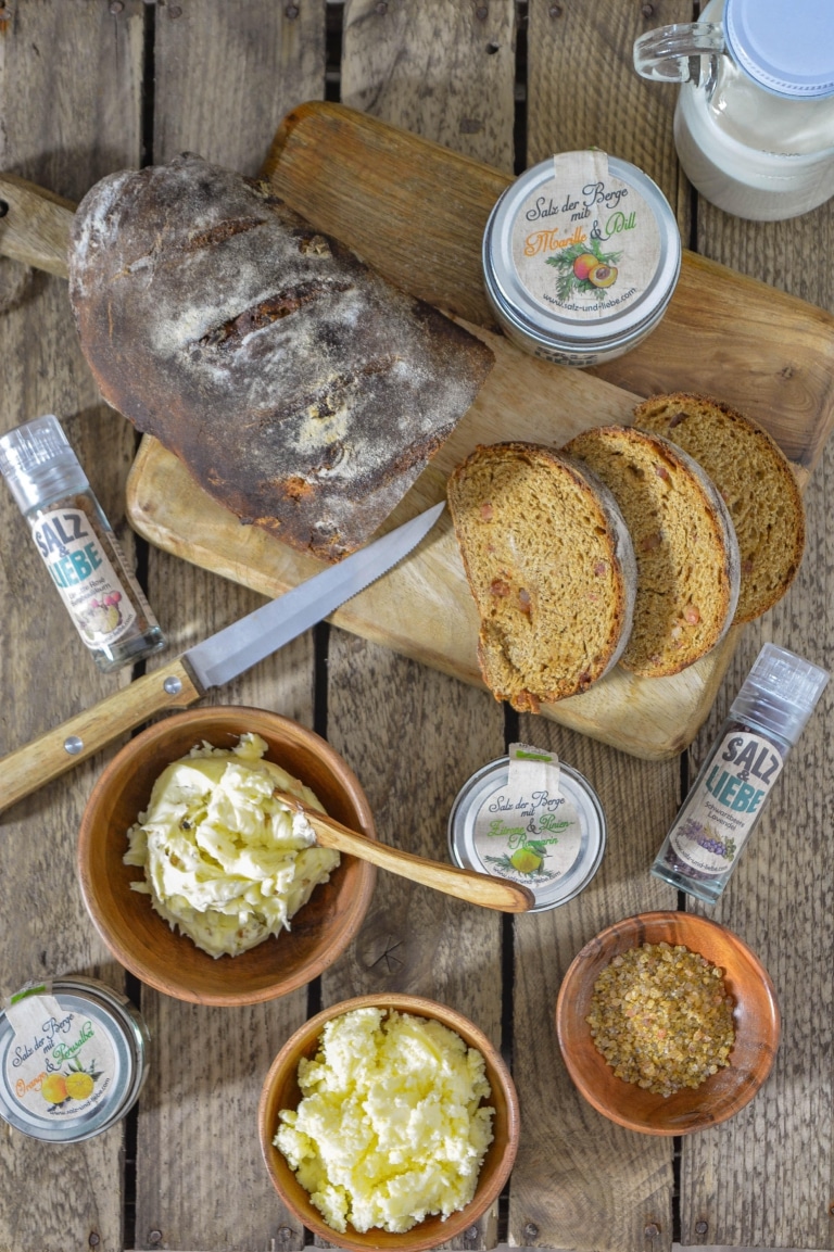 Selbstgemachte Butter mit Salz&Liebe - Salz und Liebe